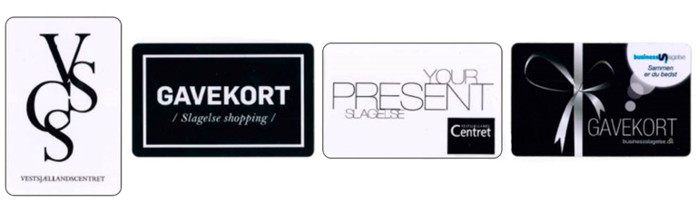Butikker der modtager gavekort - Business Slagelse
